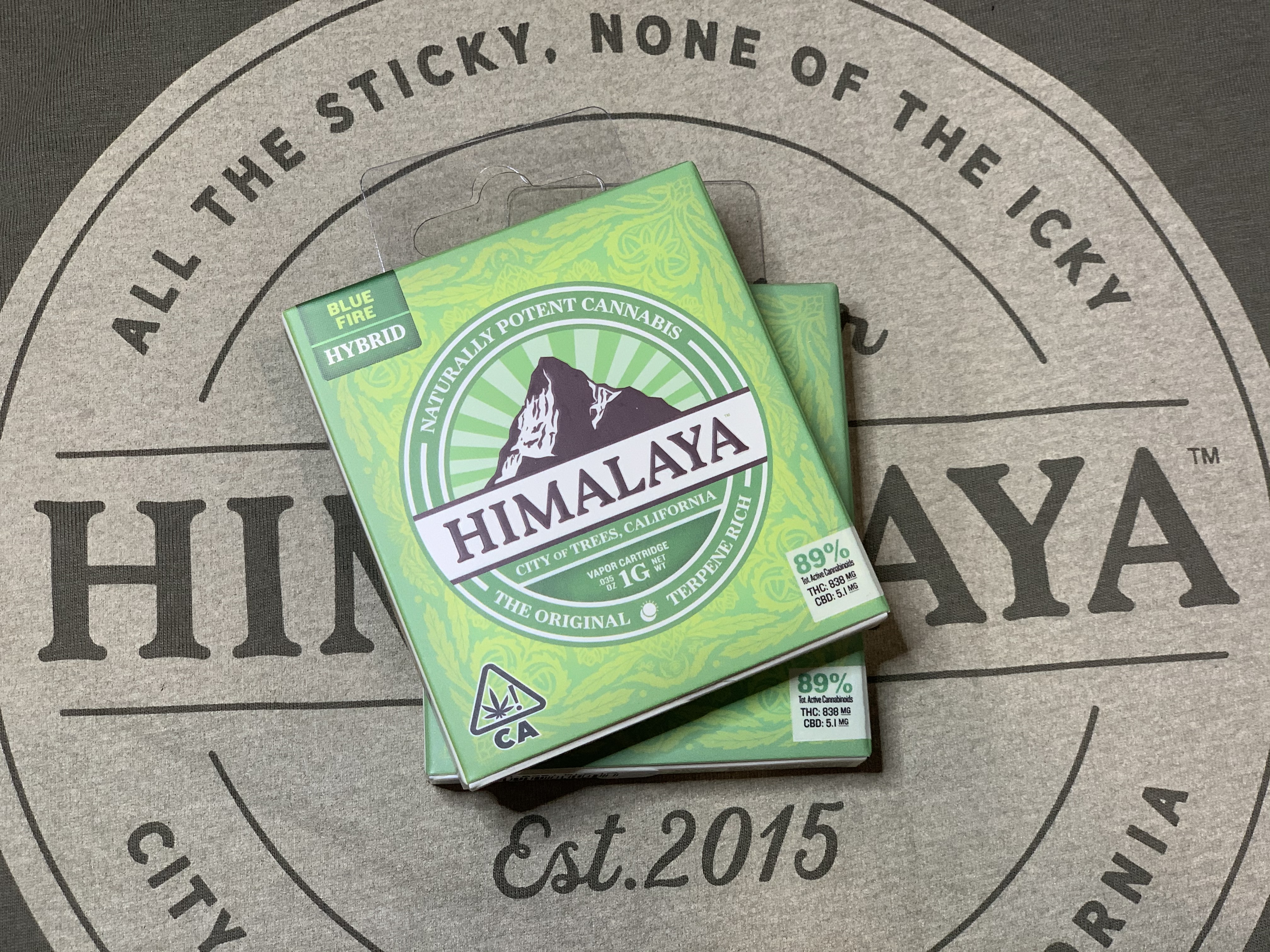 Himalaya Blue Fire 1g Cartridge | Kure Wellness | Medical Dispensary