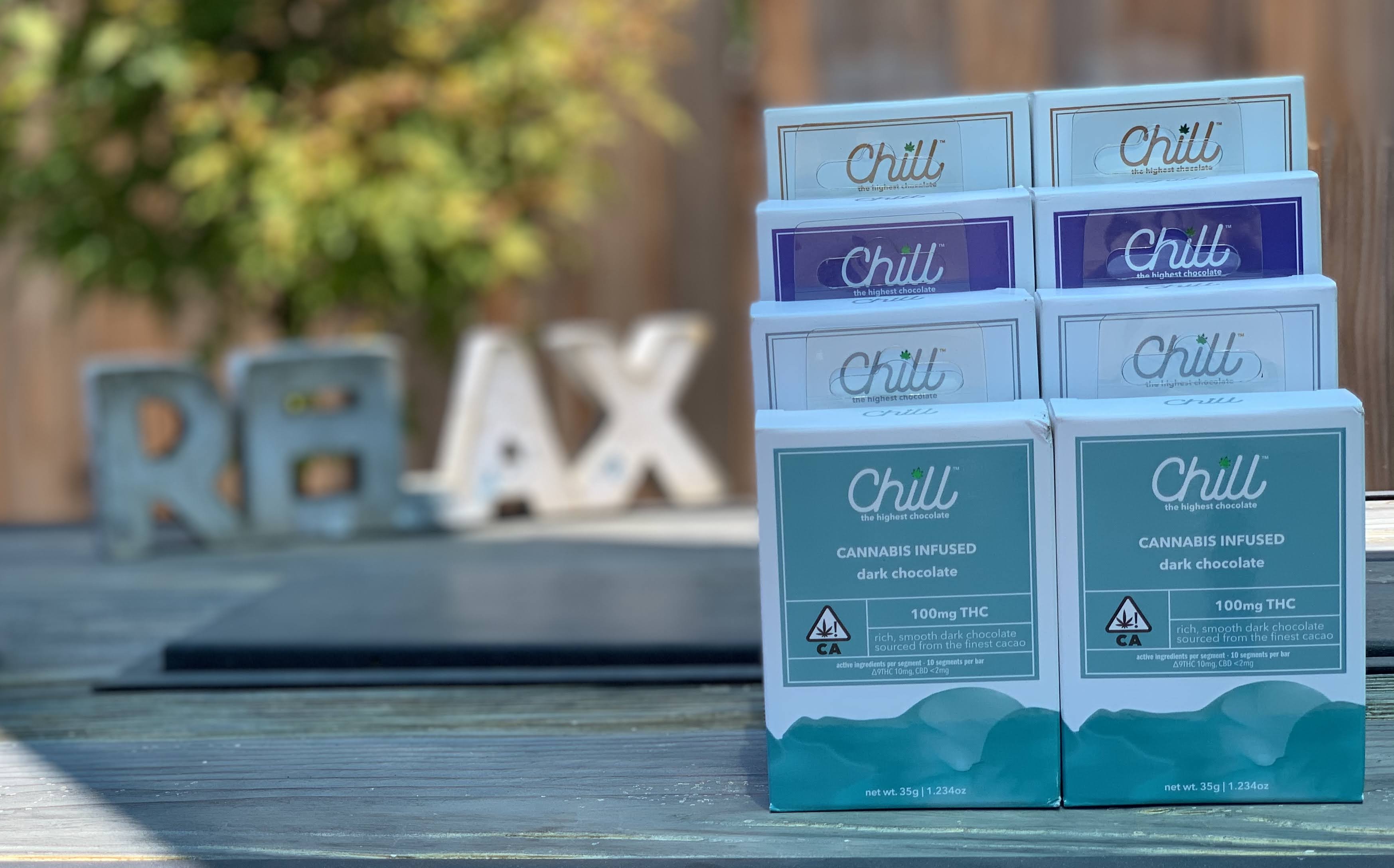 Chill Dark Chocolate 100MG | Kure Wellness | Medical Dispensary