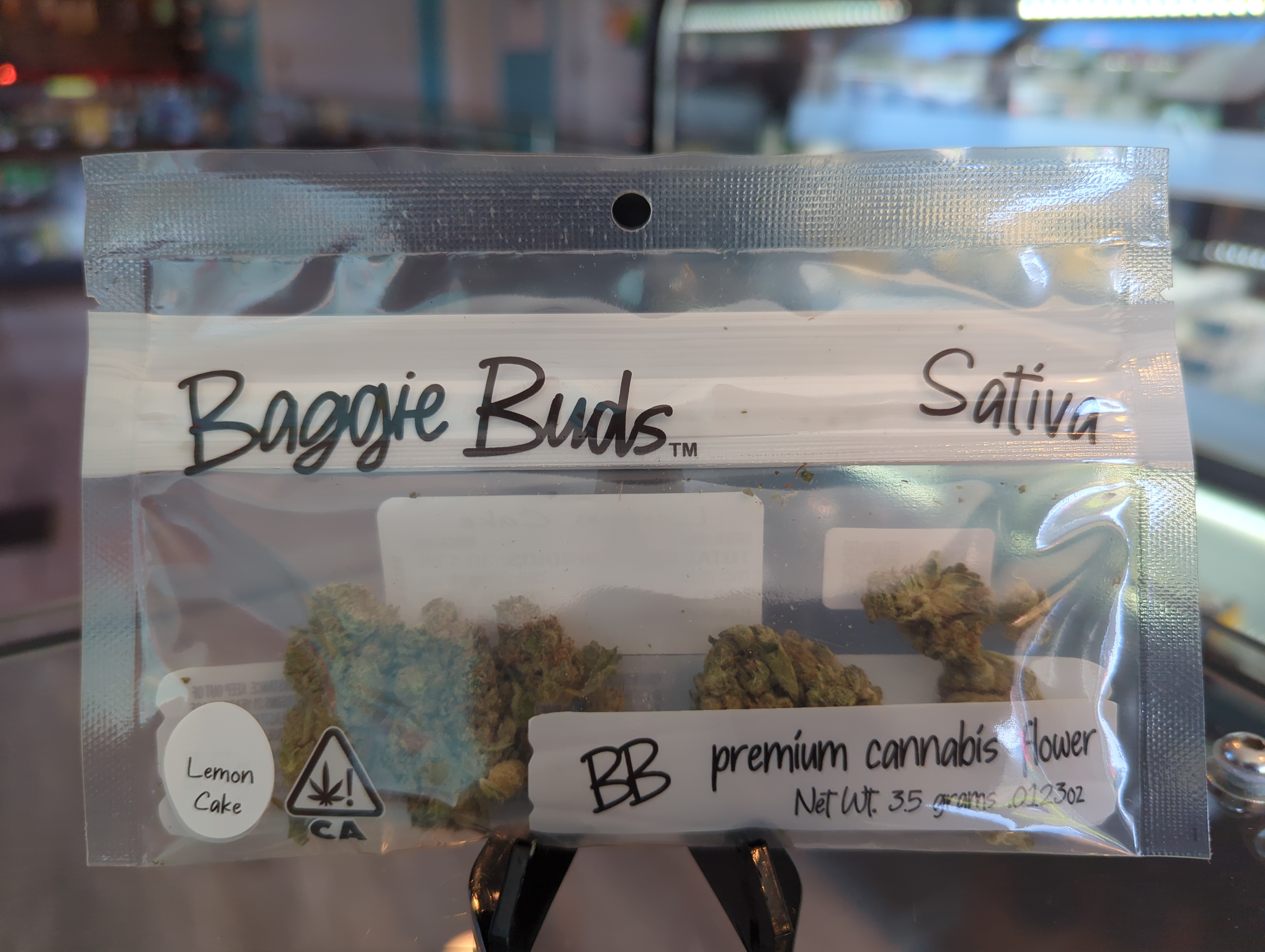 Baggie Buds Lemon Cake 3.5g Flower | Kure Wellness | Cannabis ...