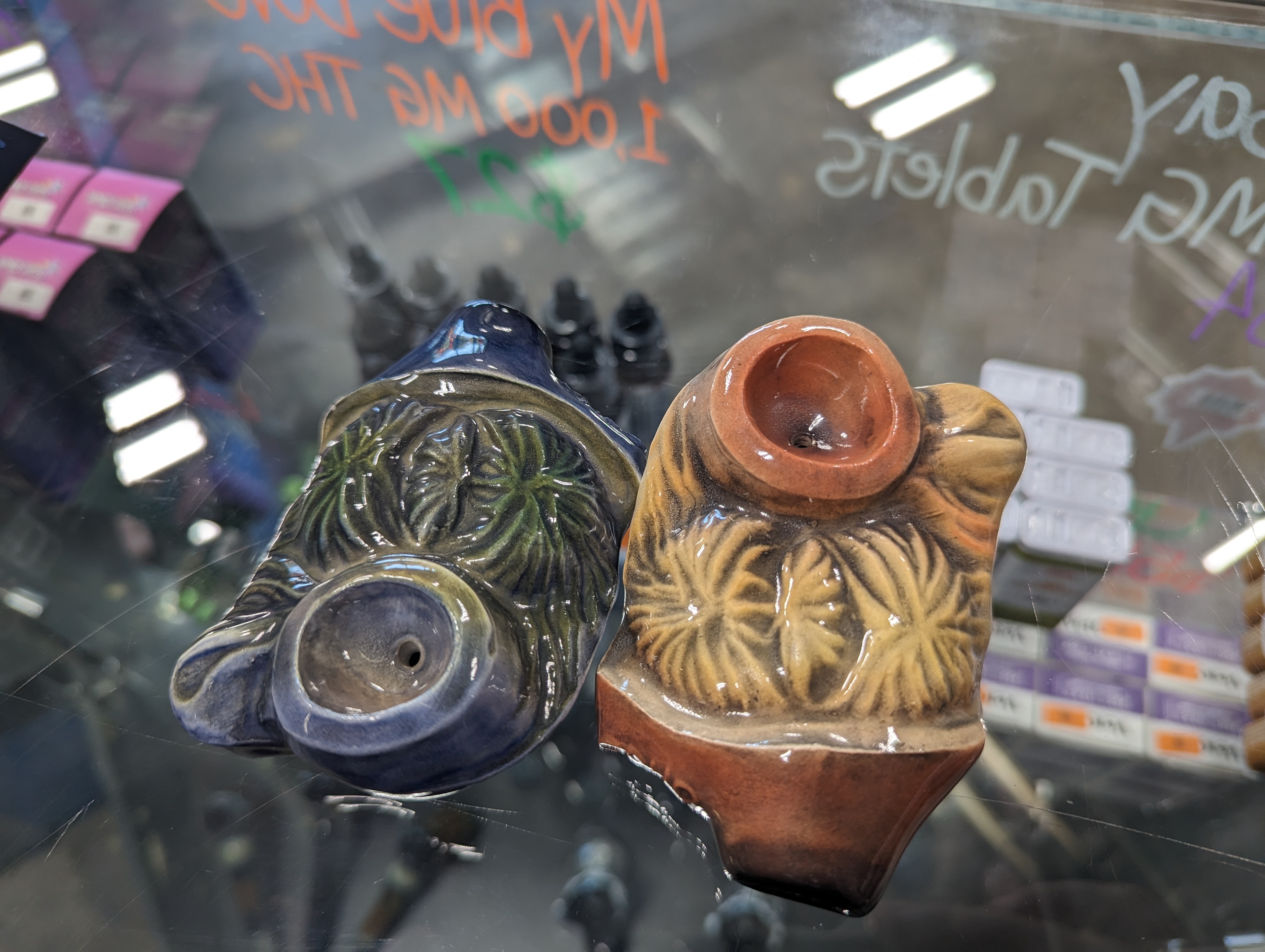 Custom ceramic pipe 4 inch | Kure Wellness | Medical and Recreational ...