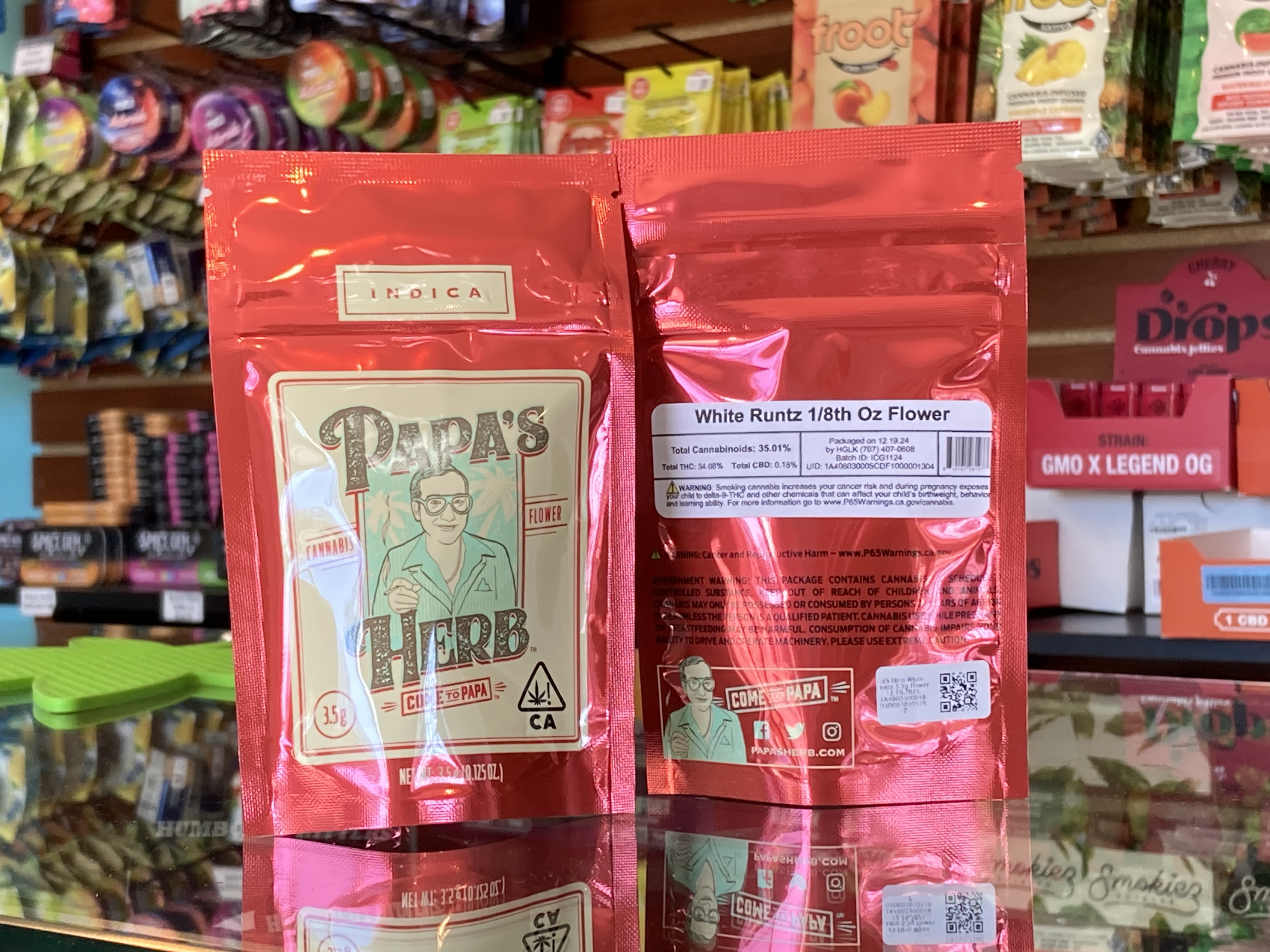 Papa's Herb White Runtz 3.5g Flower | Kure Wellness | Cannabis ...