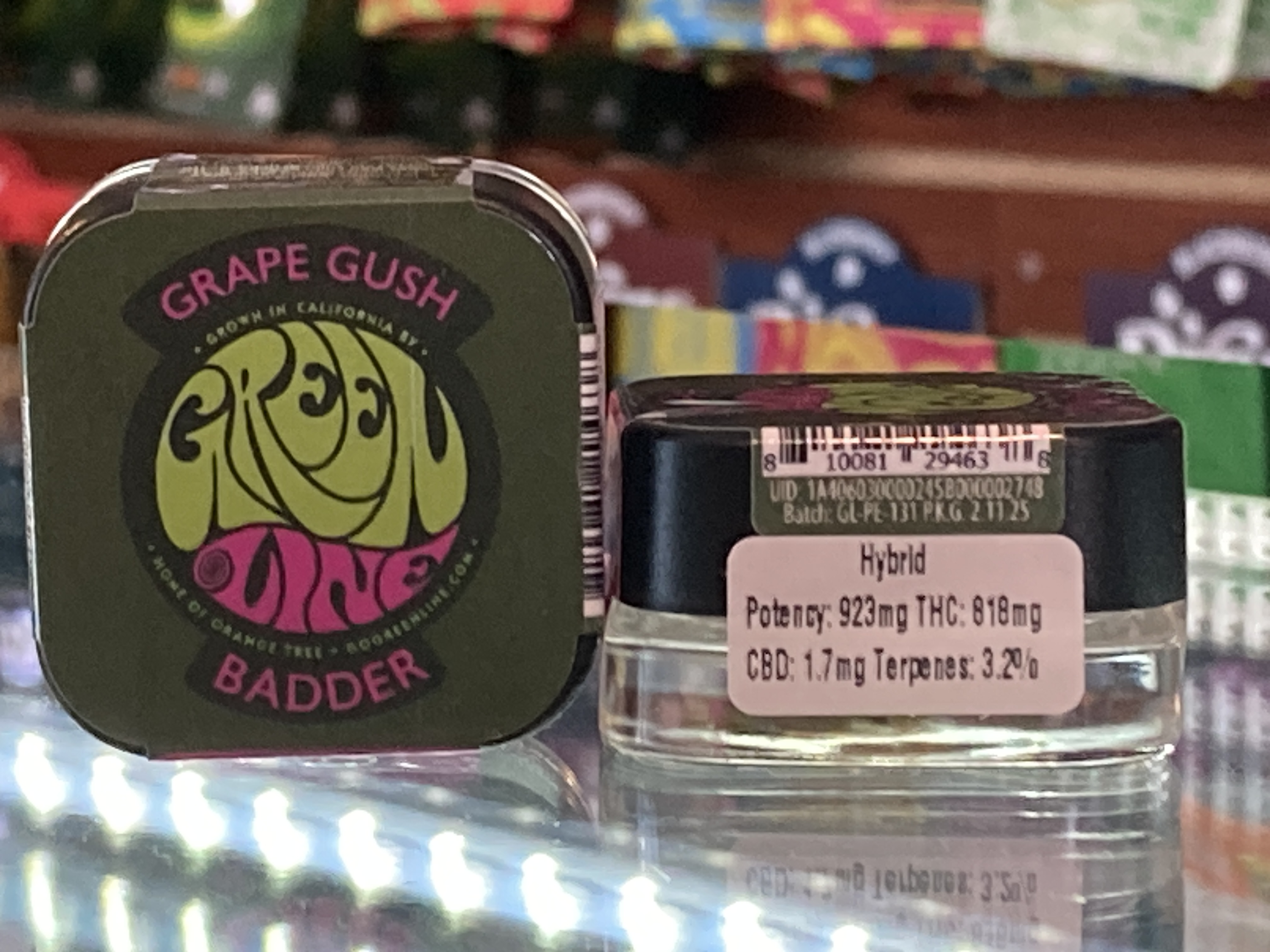 Greenline Grape Gush 1g Badder Concentrate | Kure Wellness | Cannabis ...