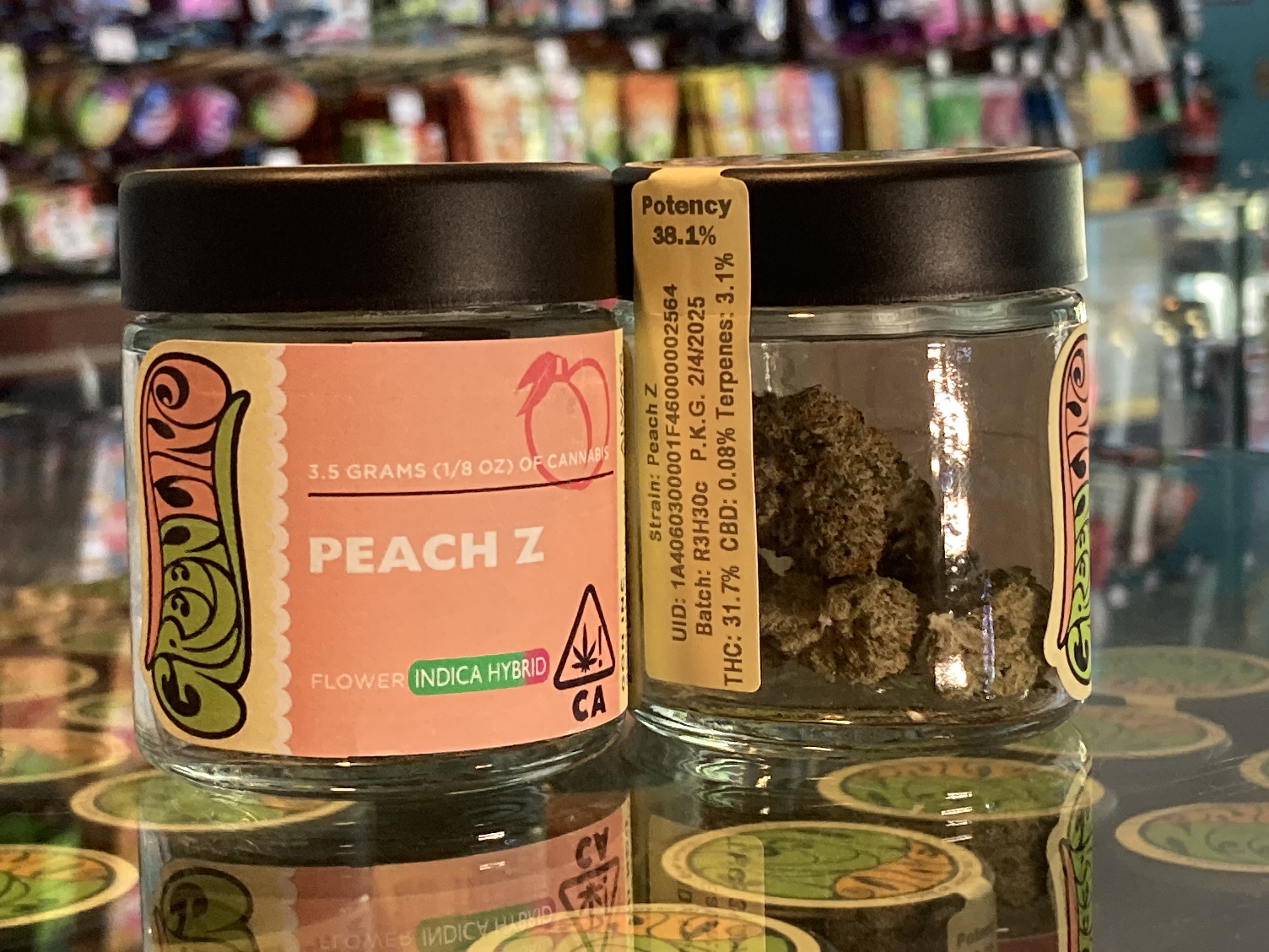 Greenline Peach Z 3.5g Flower | Kure Wellness | Cannabis Dispensary ...