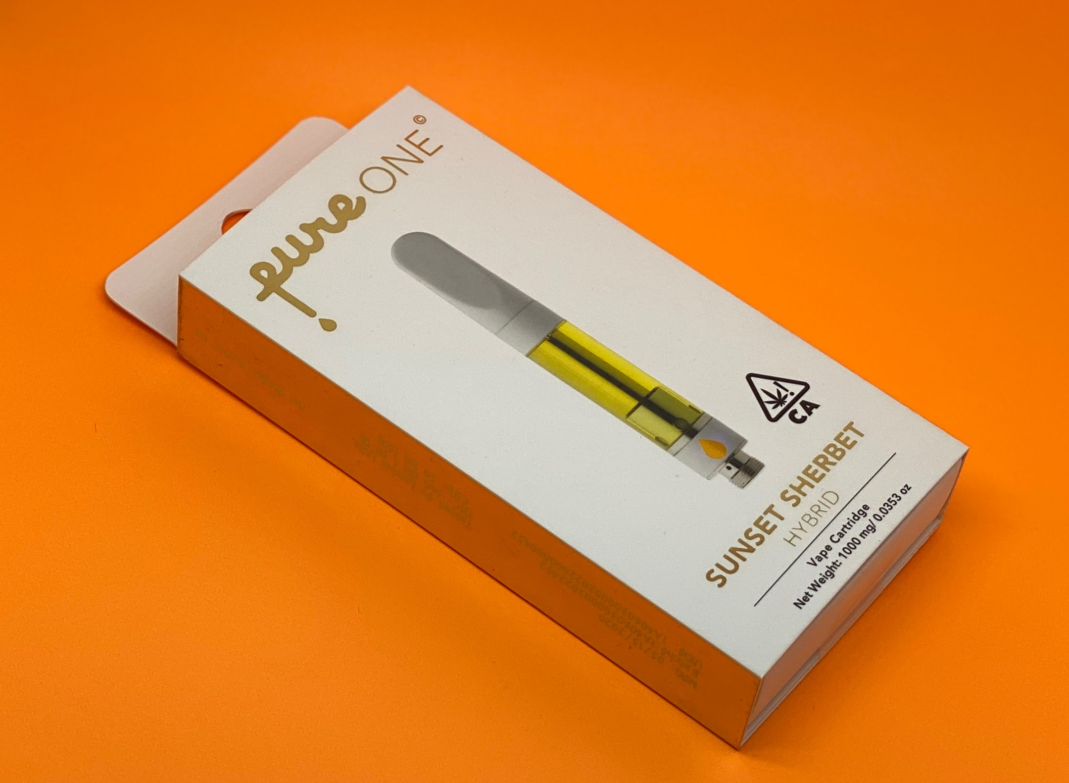 Pure One Sunset Sherbet 1g Cartridge | Kure Wellness | Cannabis ...