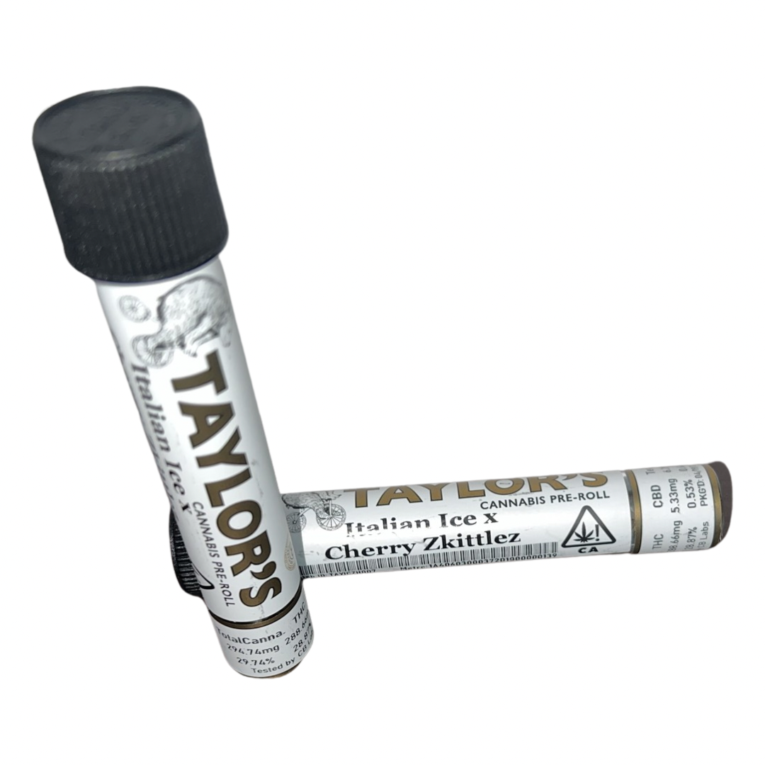 Taylor's Italian Ice x Cherry Zkittles 1g Preroll | Kure Wellness ...