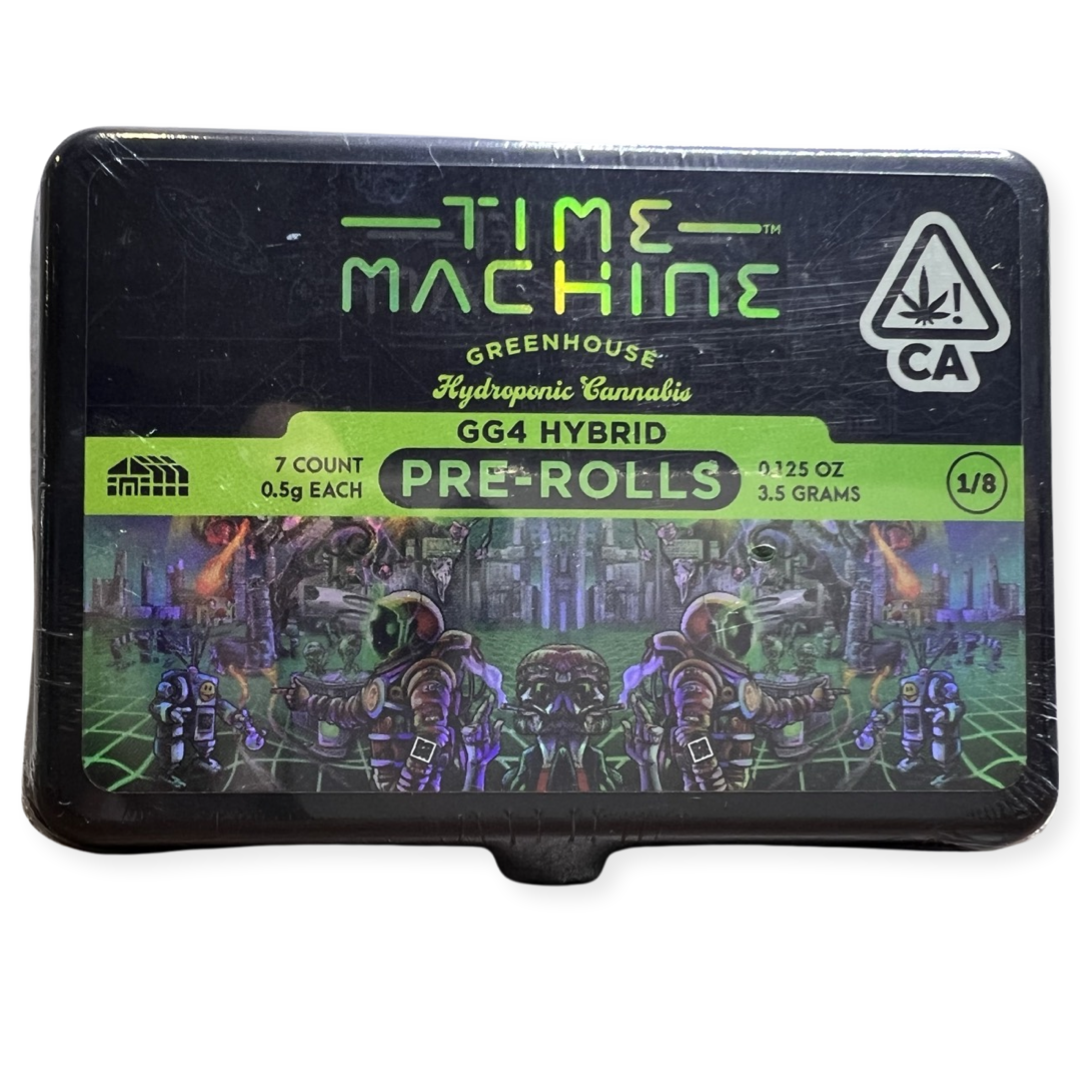 Time Machine 7-pack GG4 3.5g Preroll | Kure Wellness | Medical and ...