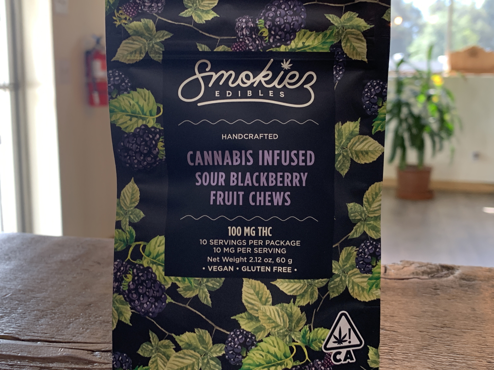 Smokiez Sour Blackberry Fruit Chews 100mg THC | Kure Wellness | Medical ...