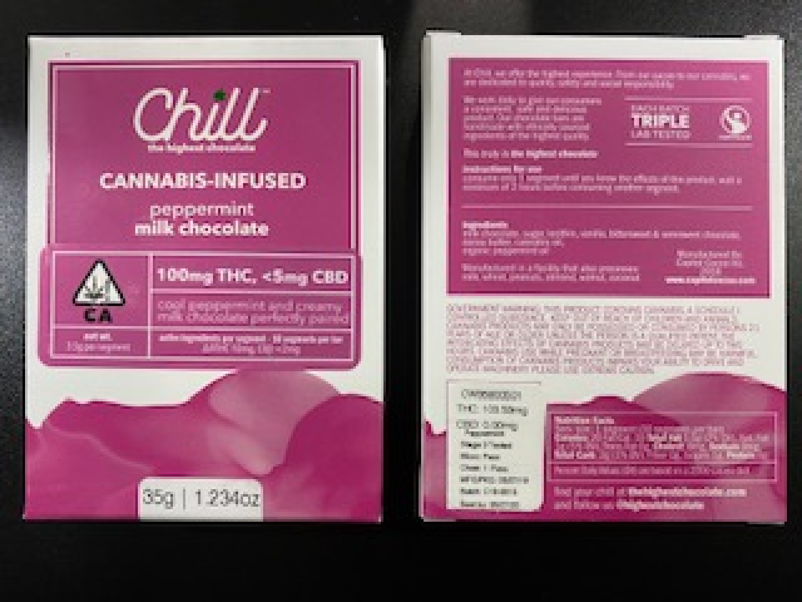 Chill Peppermint 100mg THC | Kure Wellness | Cannabis Dispensary Ukiah ...