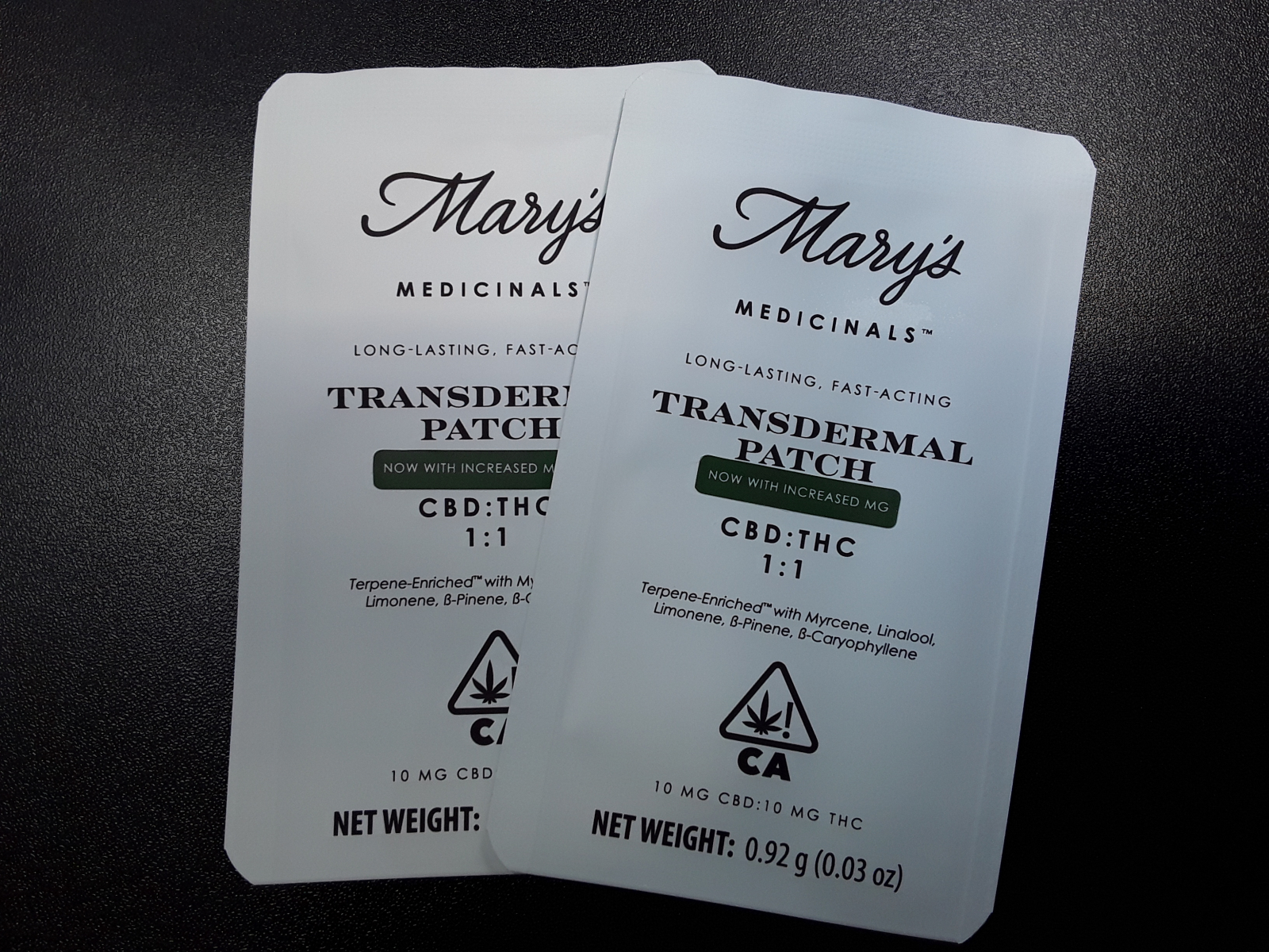 Mary's Medicinal 1:1 CBD/THC Transdermal Patch | Kure Wellness ...
