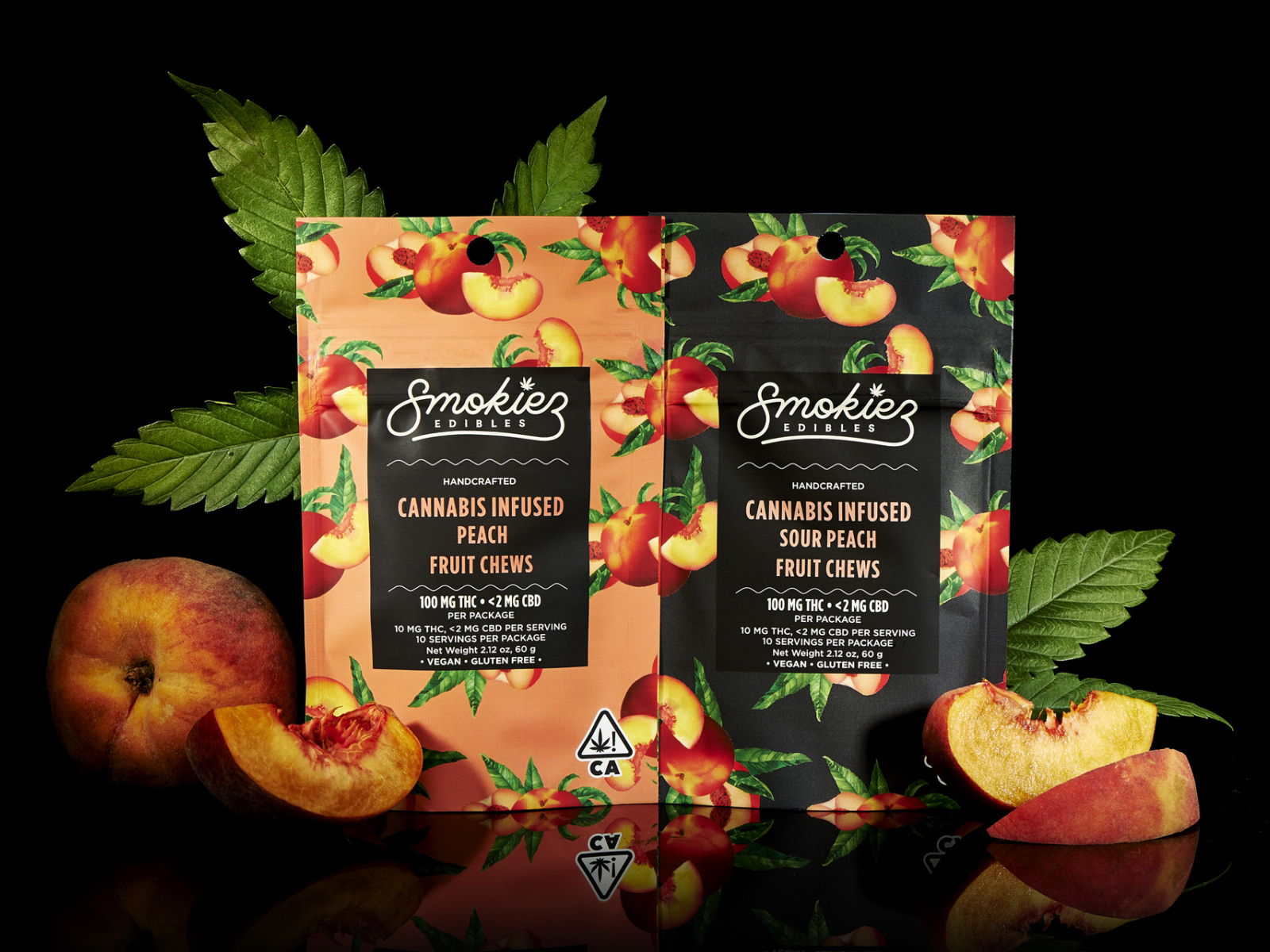 Smokiez Sour Peach 100mg THC | Kure Wellness | Medical and Recreational ...