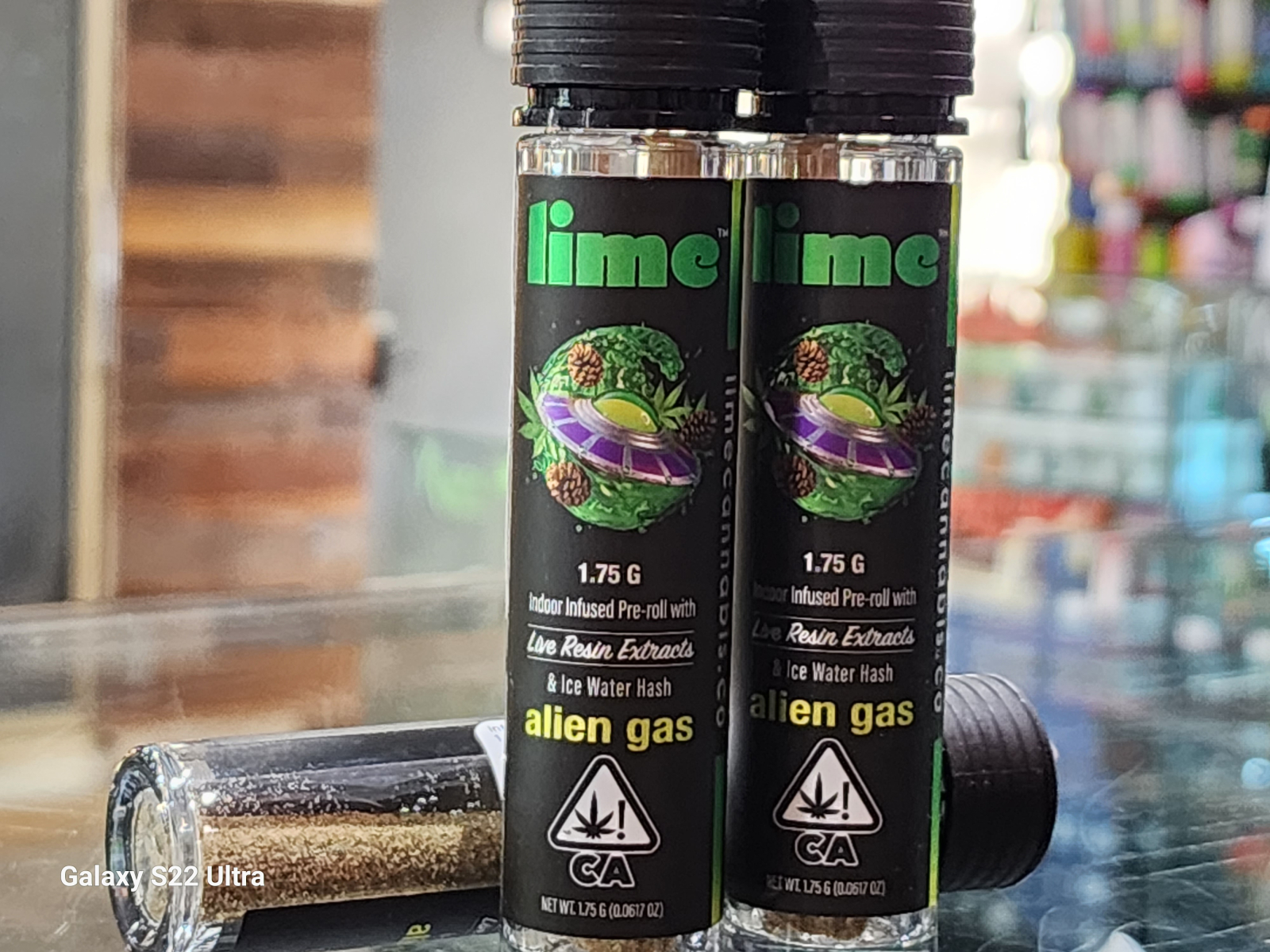 Lime Alien Gas 1.75g Infused Preroll | Kure Wellness | Medical and ...