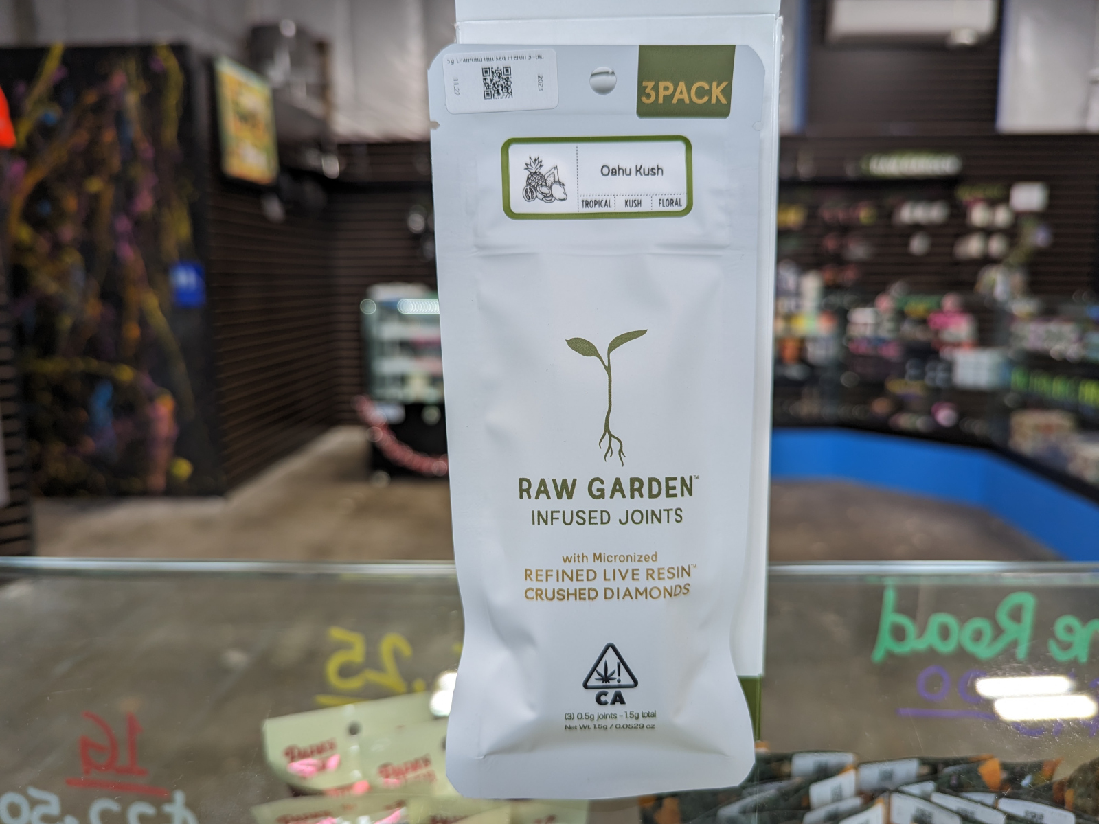 Raw Garden Oahu Kush 1.5g Diamond Infused Preroll 3-pk. | Kure Wellness ...
