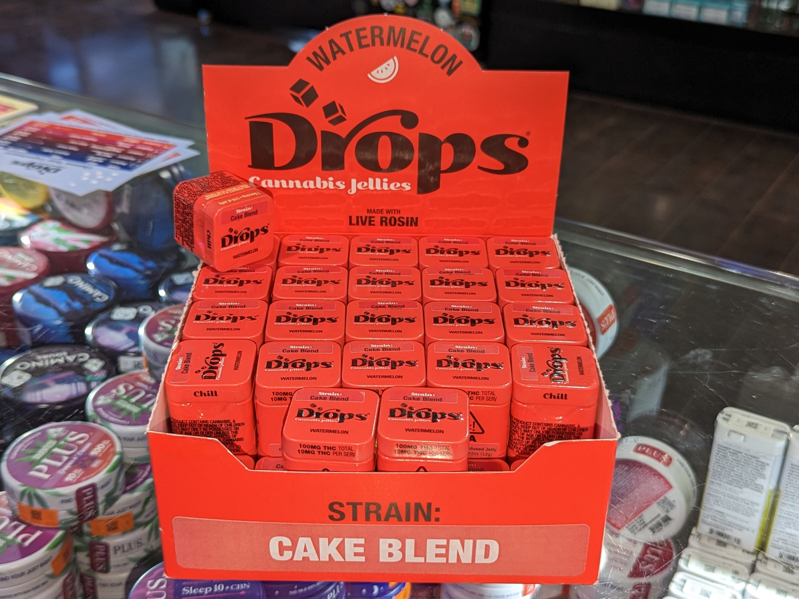 Drops Cake Blend Watermelon 100mg 2pc Gummies | Kure Wellness ...