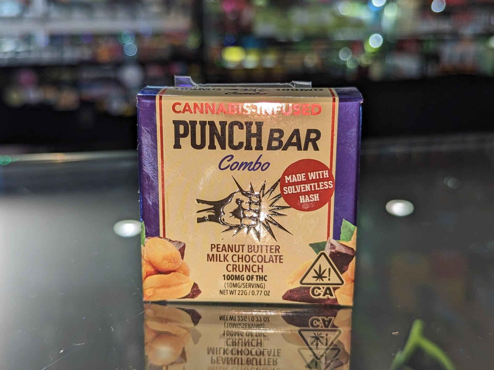 Punch Solventless Peanut Butter Milk Chocolate Crunch Bar Combo 100mg ...