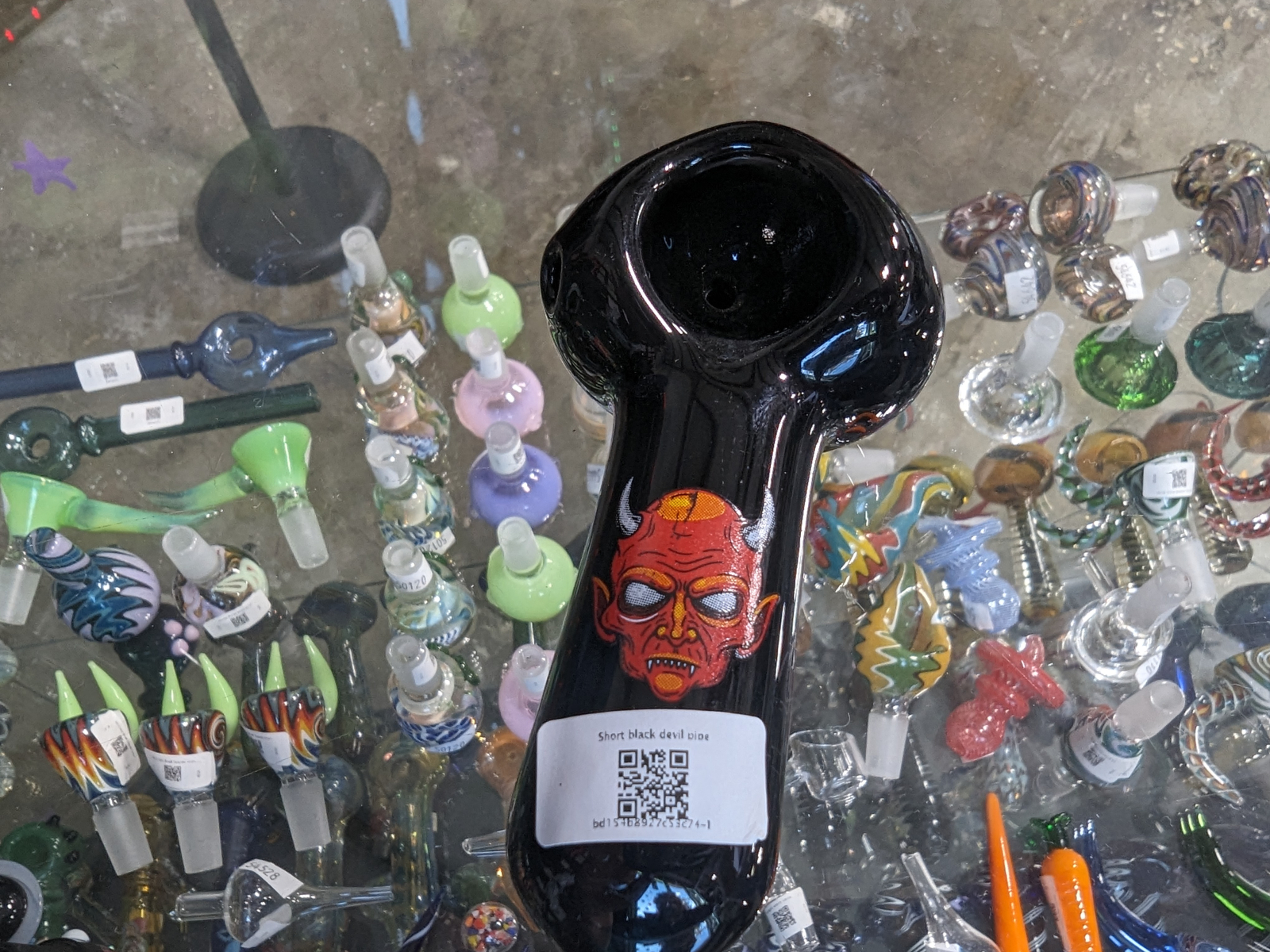 Short black devil pipe | Kure Wellness | Cannabis Dispensary Ukiah ...