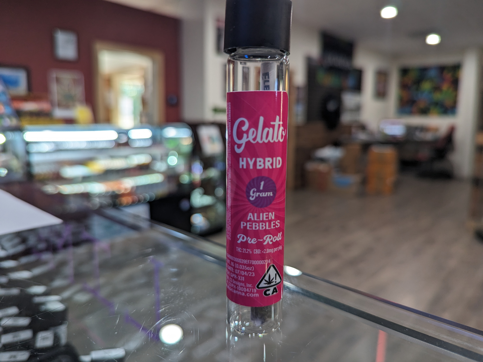 Gelato Alien pebbles 1g Preroll | Kure Wellness | Cannabis Dispensary ...