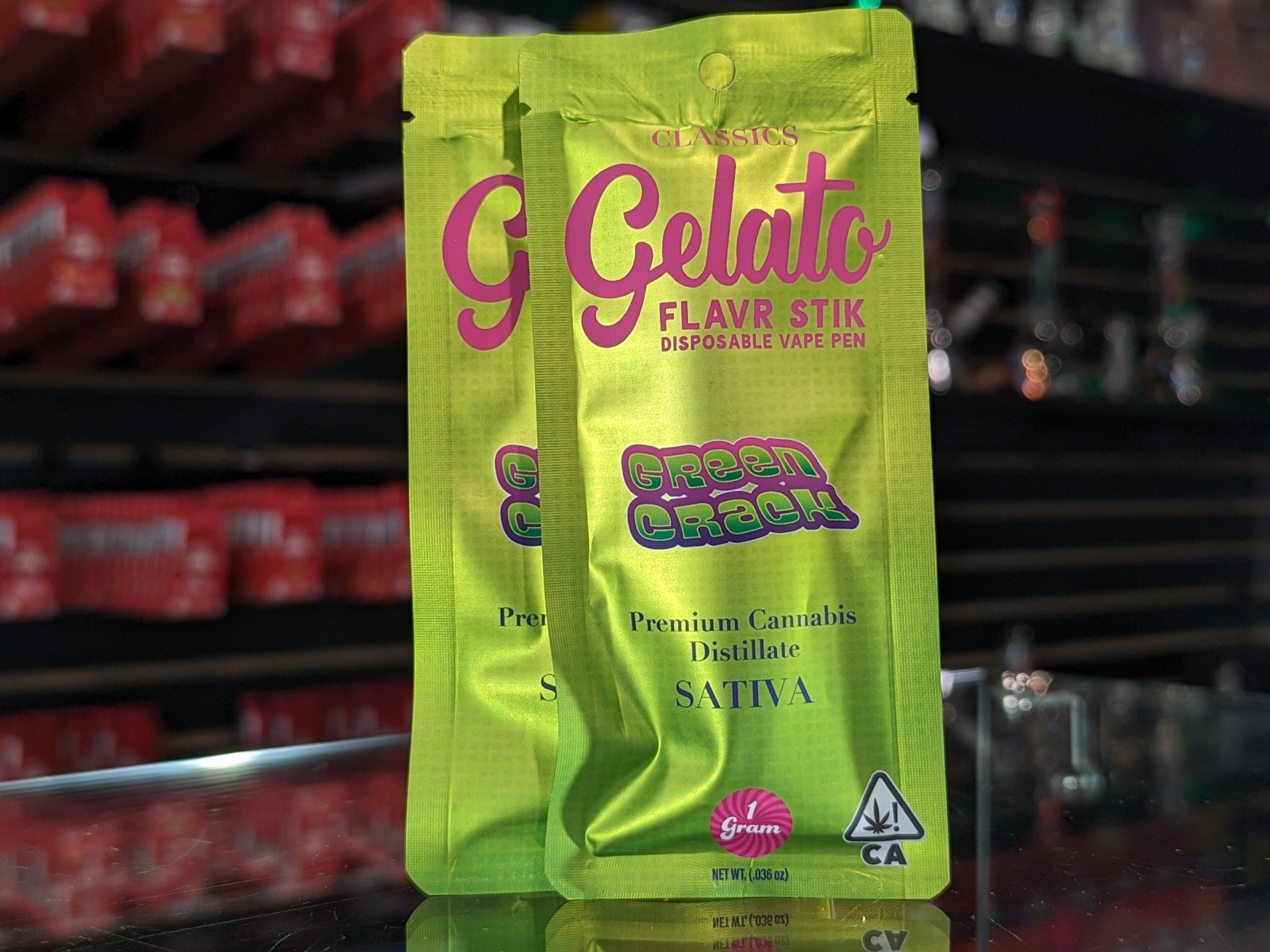 Gelato Green Crack 1g All In One Cartridge | Kure Wellness | Medical ...