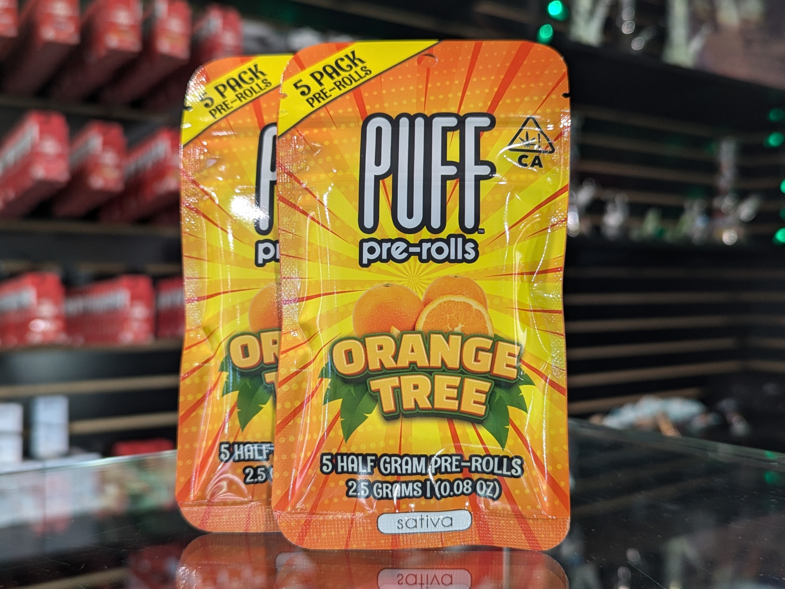 Puff 5-Pack Orange Tree 2.5g Preroll | Kure Wellness | Cannabis ...