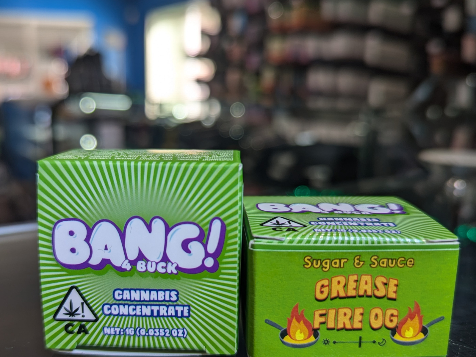 Bang 4 Buck Grease Fire OG 1g Concentrate | Kure Wellness | Cannabis ...
