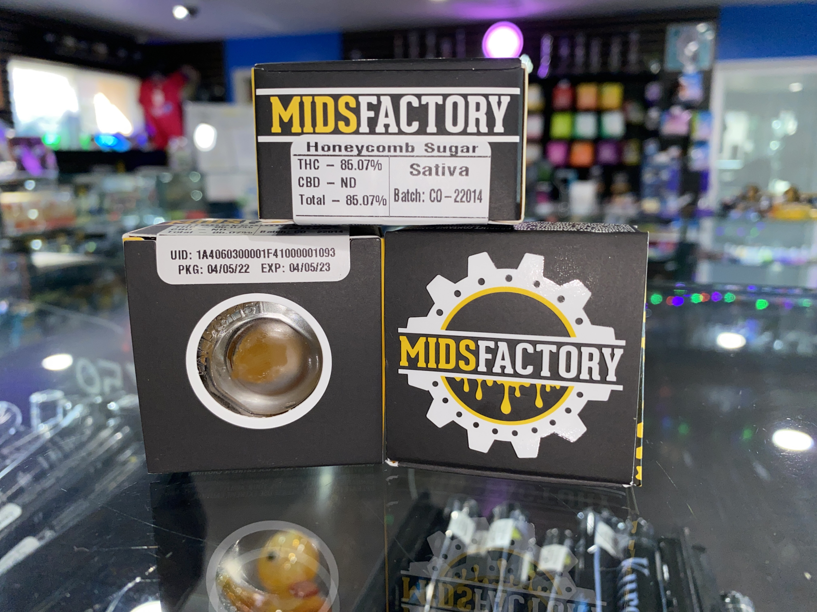 Midsfactory Honeycomb 1g Cured Resin Sugar | Kure Wellness | Cannabis ...