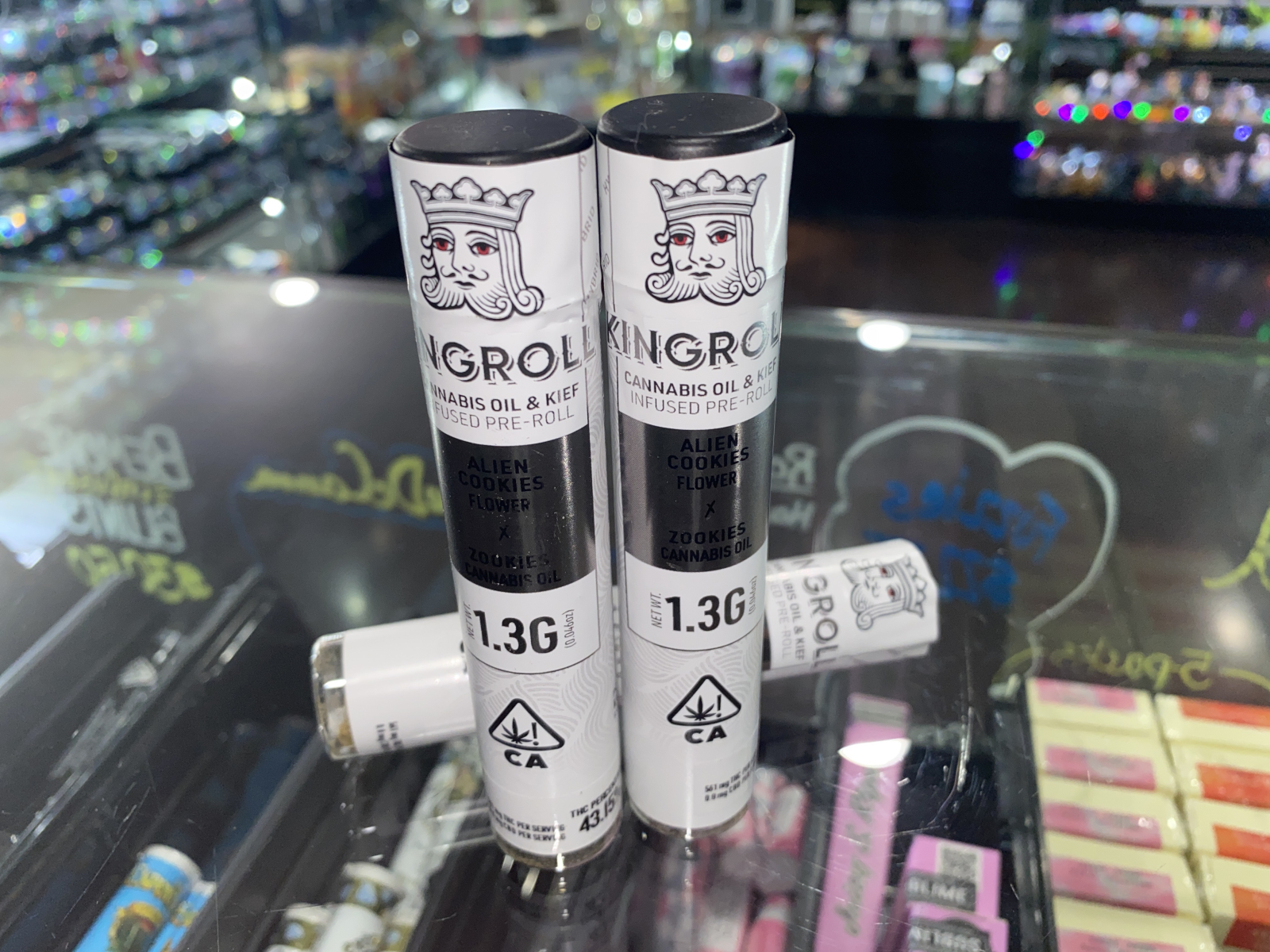 Kingroll Alien Cookies x Zookies 1.3g Infused Preroll | Kure Wellness ...