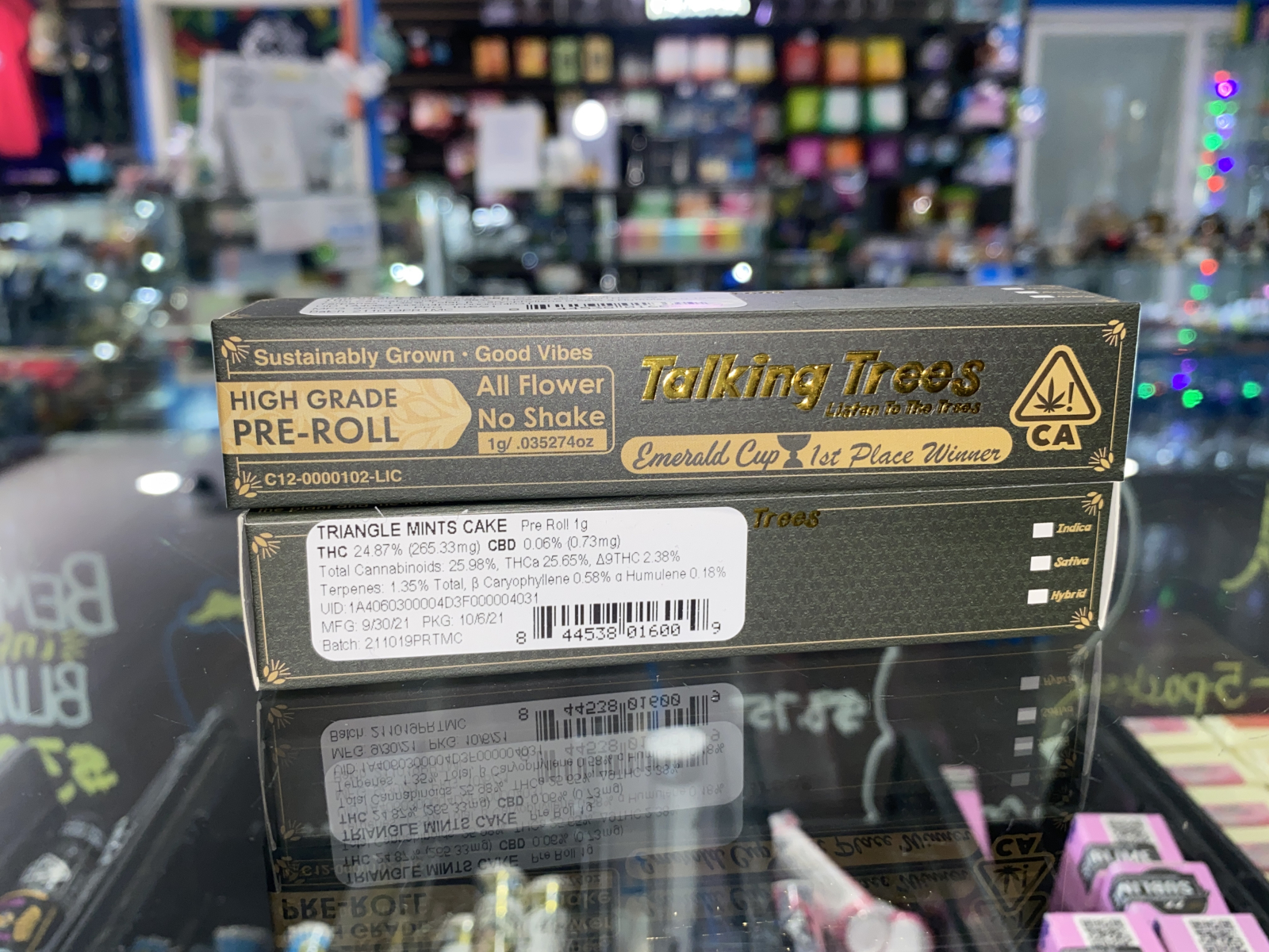 Talking Trees Triangle Mints Cake 1g Preroll | Kure Wellness | Cannabis ...